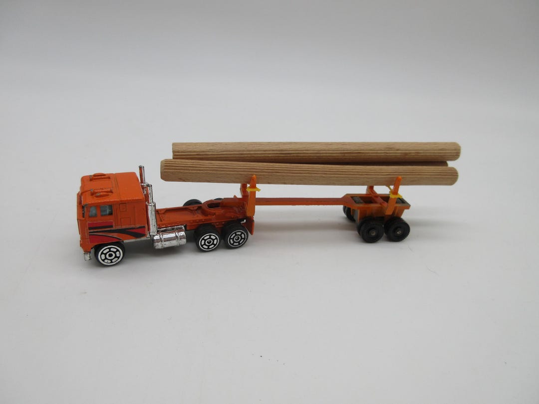 1978 Cabover Lumber Hauling Truck MAJORETTE - Pressed Steel - Diecast ...