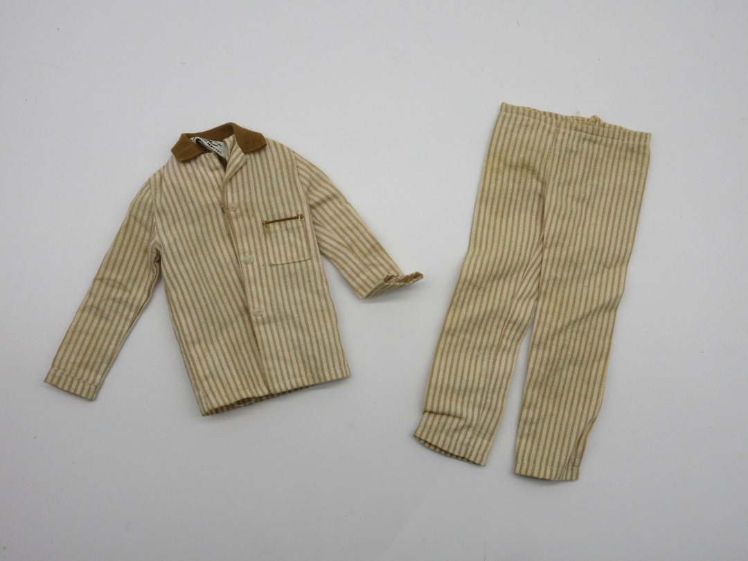 1962 781 Pajamas Set 2 Barbie Mattel Clothes Accessory Ken Mod Vintage ...