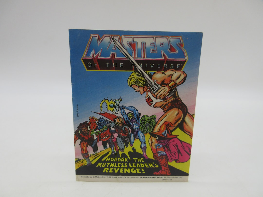1984 Hordak the Ruthless Leaders Revenge! - Mini Comic - HEMAN Action ...