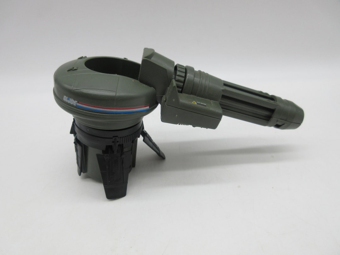 1988 MEAN DOG Leg Support + Gun Cannon Turret - Gi Joe Vehicle (hasbro ...