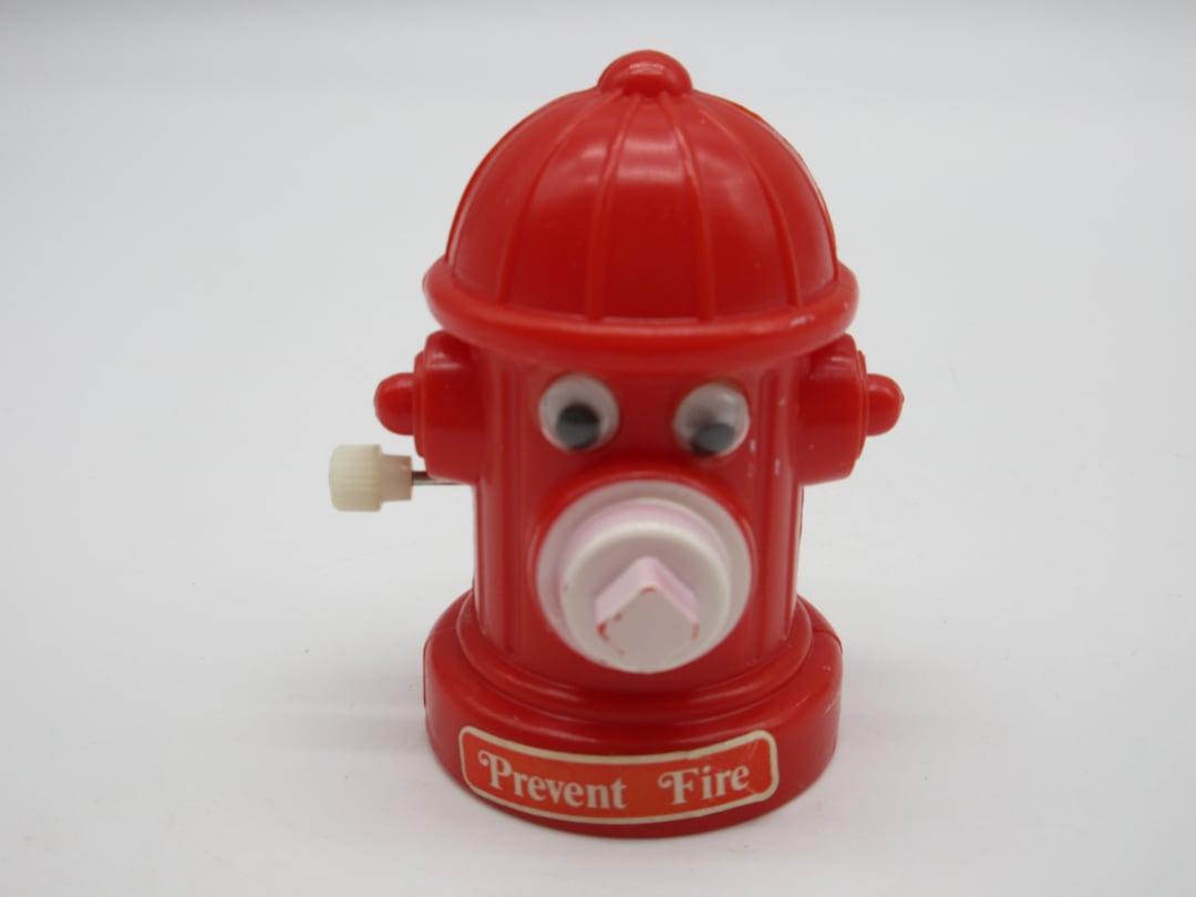 1980's TOMY Fire Hydrants - Wind UP Mouse - Works - Flips - Action ...