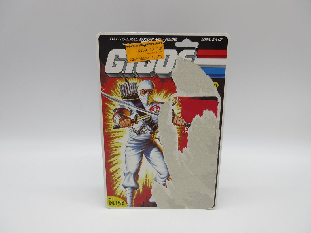 1984 STORM SHADOW Full Filecard / Cardback - Gi Joe (hasbro) Action ...