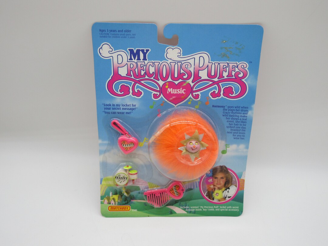 1987 MY PRECIOUS PUFFS Harmony by Matchbox Moc Sealed New Complete ...