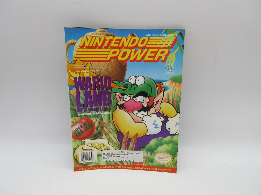 1994 #58 NINTENDO POWER Magazine W/ Poster - Issue - (NES) Nintendo ...