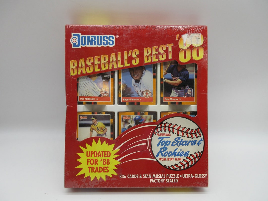 1988 DONRUSS Factory Sealed 336 Cards Top Stars Rookies Complete Set ...