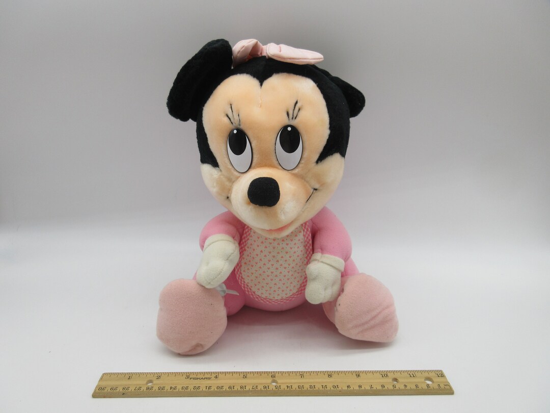 1982 Baby MINNIE MOUSE Hasbro Softies Plush W/ Socks Vintage - Etsy