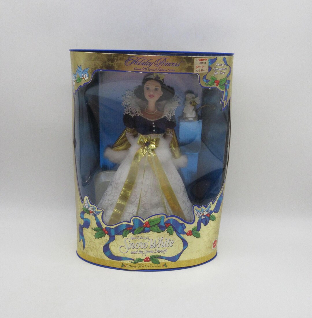 1998 SNOW WHITE Disney Barbie Doll - #2 Seven Dwarfs - New in Box ...