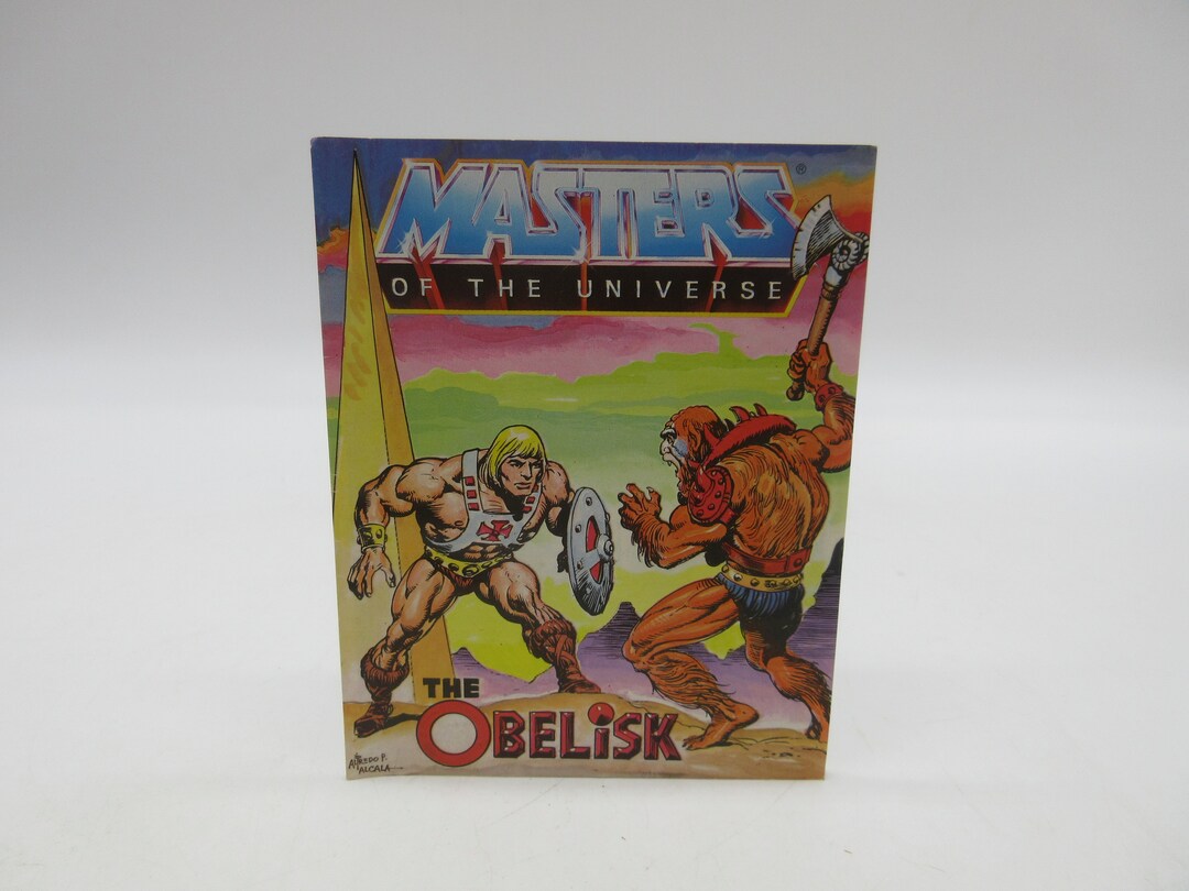 1984 the Obelisk Mini Comic HEMAN Action Figure motu Masters of the ...