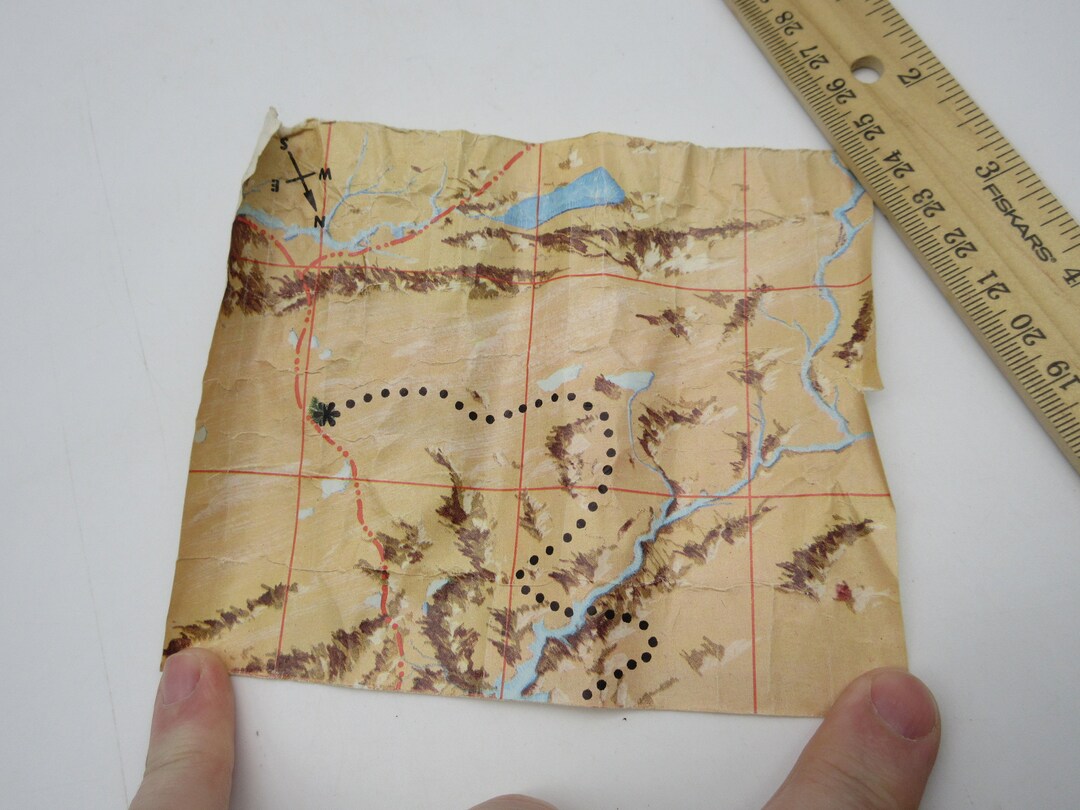 1972 HQ Map - 12" Gi Joe - Hasbro - Action Figure Head Quarters AT ...