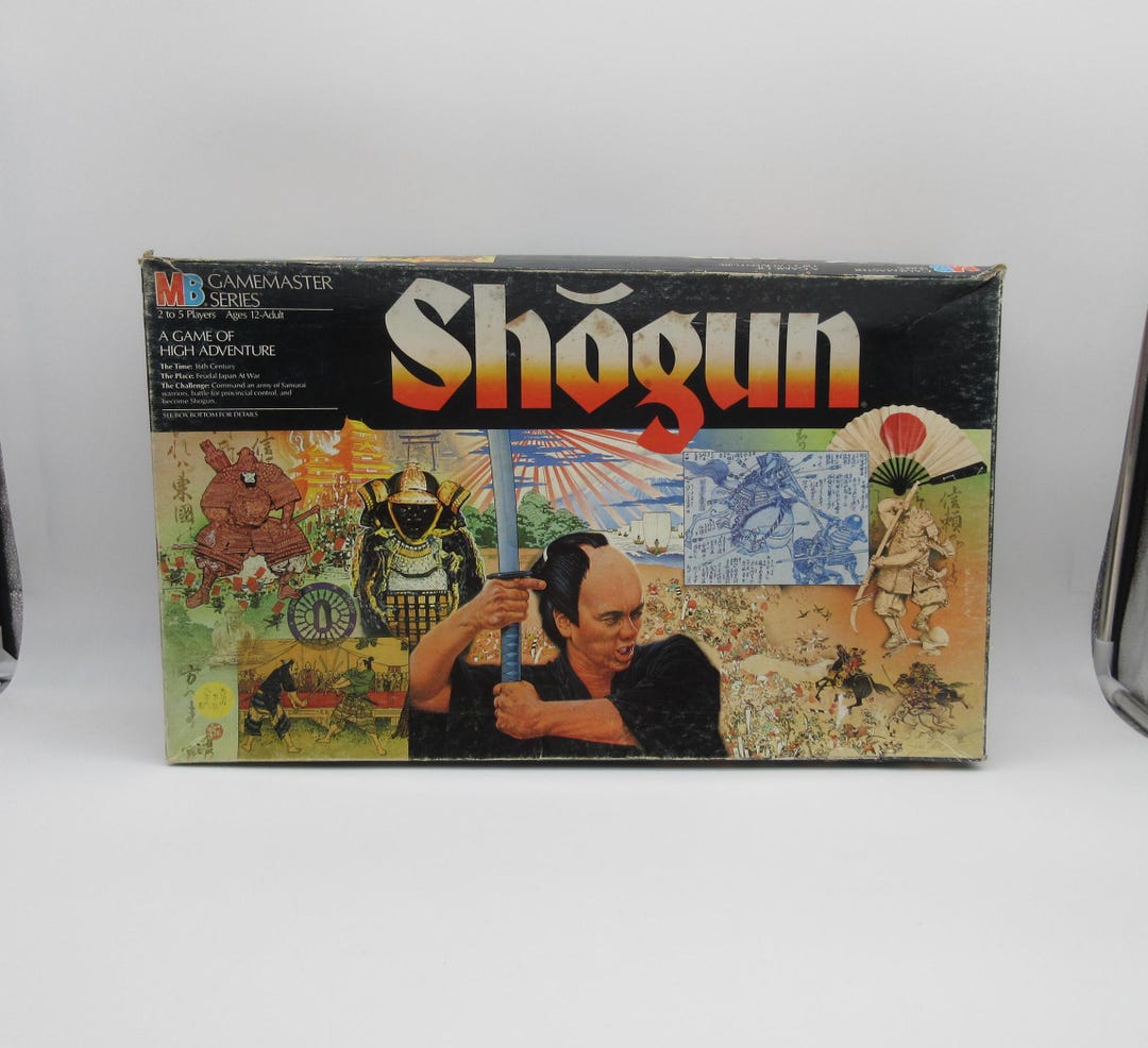 1986 SHOGUN Game 100% Complete - Board Game - Milton Bradley Parker ...