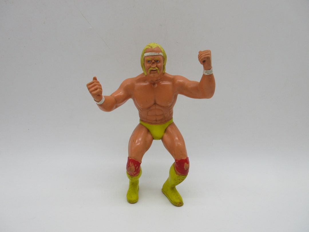 1984 HULK HOGAN 8 Ljn Rubber Wrestlers Wwf Wwe Rubber Titan Figure - Etsy