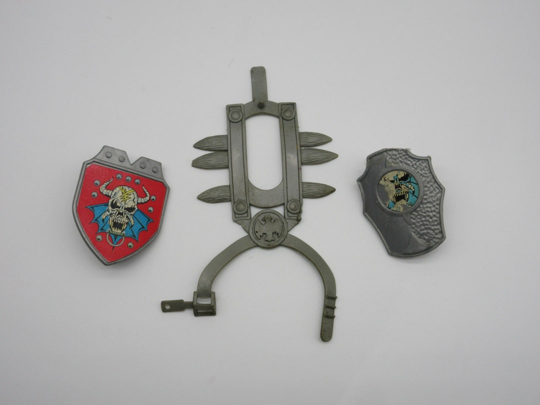 1983 GALAXY WARRIOR Shields + Armor - Sungold KO - Heman Action Figure ...