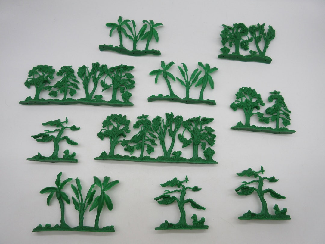 1960 MARX Disneyland Trees Forest Original Part Vintage DISNEY Toy - Etsy