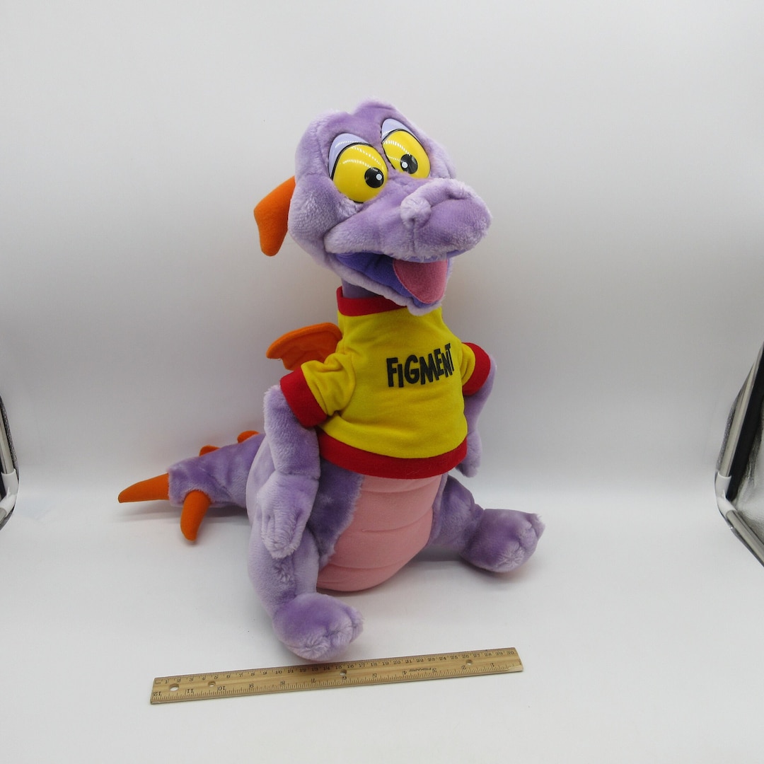 1982 FIGMENT HUGE PLUSH - Disney Epcot Mascot Applause - Fisher Price ...