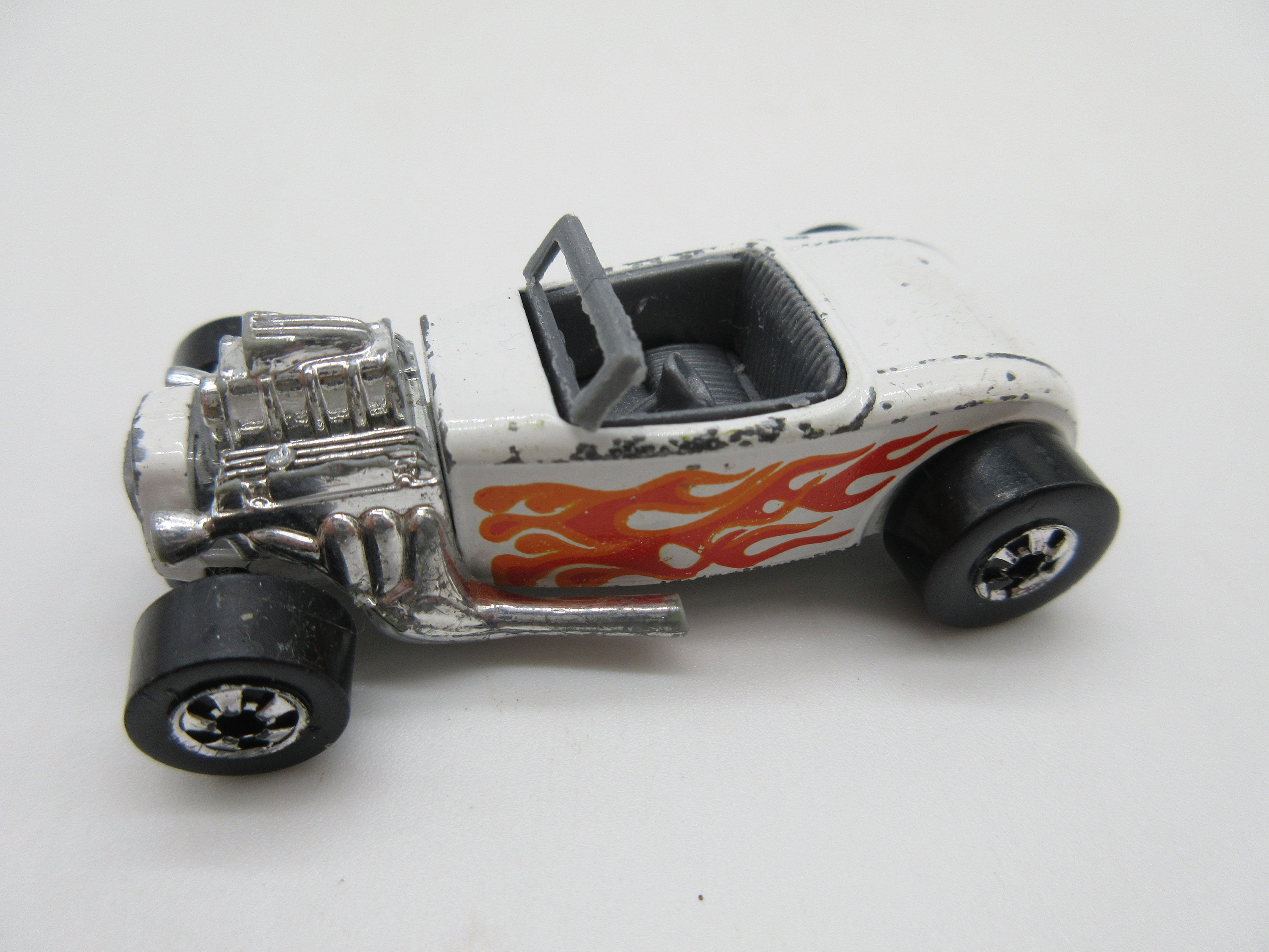 1975 Hot Rod Roadster White Black Wall Hot Wheels | Etsy