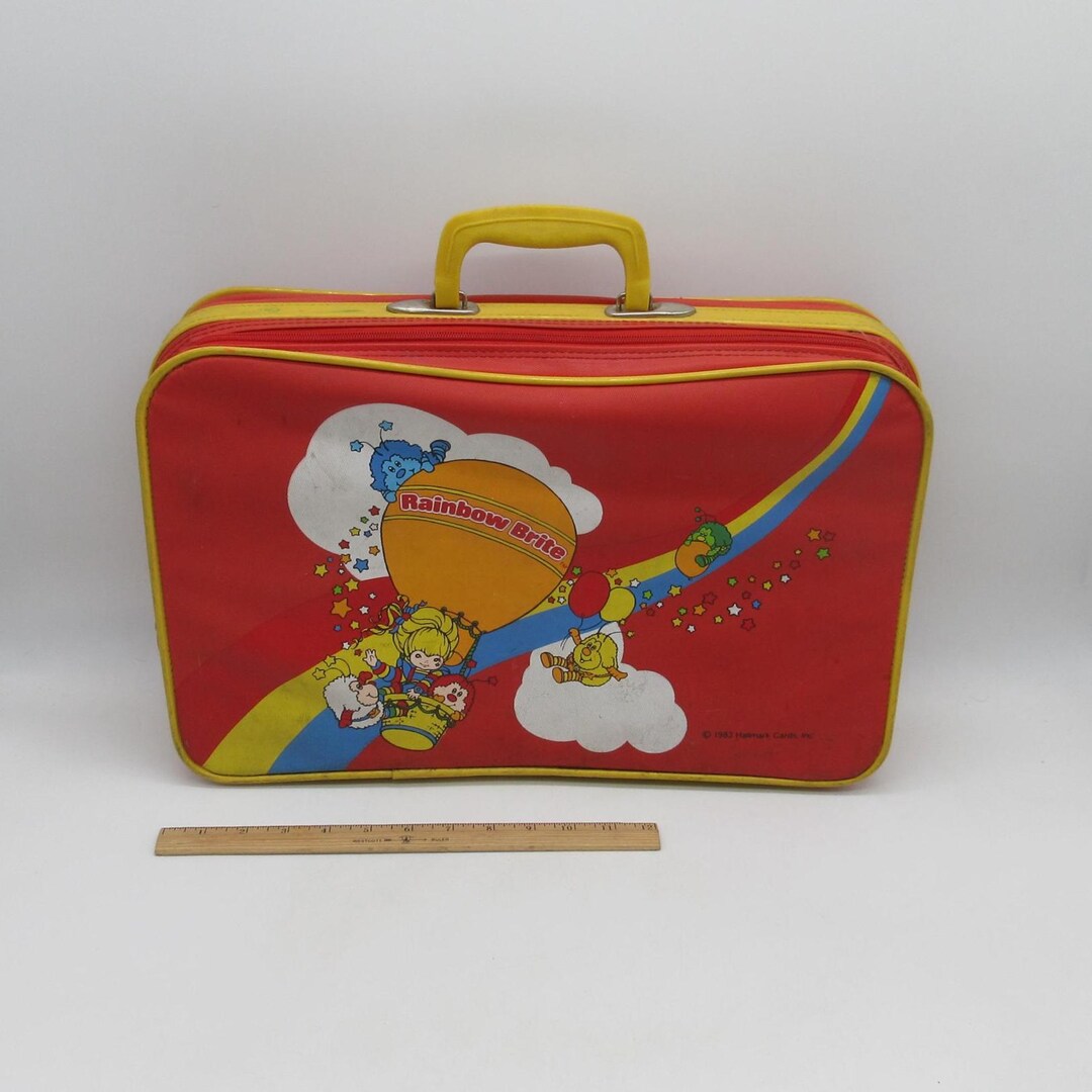 1983 Rainbow Brite SUITCASE - Hallmark Doll Plush - Etsy