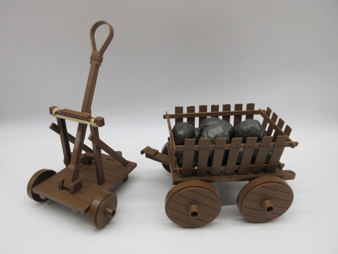 1974 Planet of the Apes CATAPULT and WAGON Set Mego Pota Action Figure ...