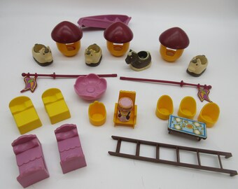 VTG Family Tree Tots Treehouse Kenner Vulli, 80-s, Made in France Set N ...