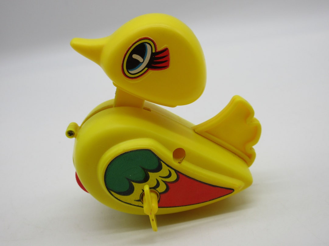 1970's Dizzy Duckling - Wind up Duck - Works! - Etsy