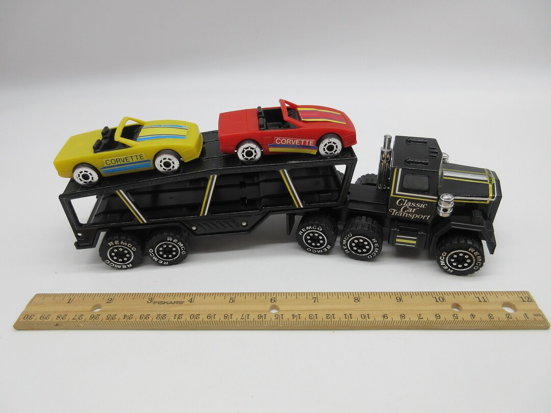 1986 REMCO Semi Truck Car Transport Hauler - Pressed Steel - Diecast - Etsy