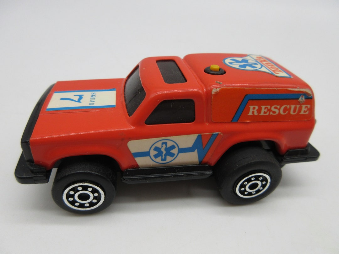 1979 TONKA Rev and Go Rescue Truck - - Pressed Steel - Diecast - Etsy