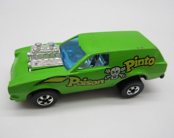 1975 Poison PINTO - Hot Wheels - Die-cast Vintage - Black Wall - Etsy