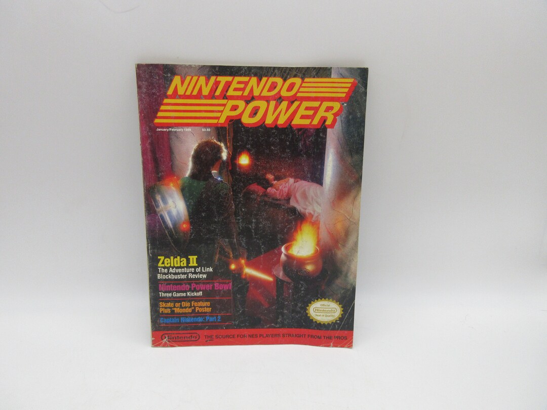 1989 4 NINTENDO POWER Magazine January February Issue NES Nintendo ...