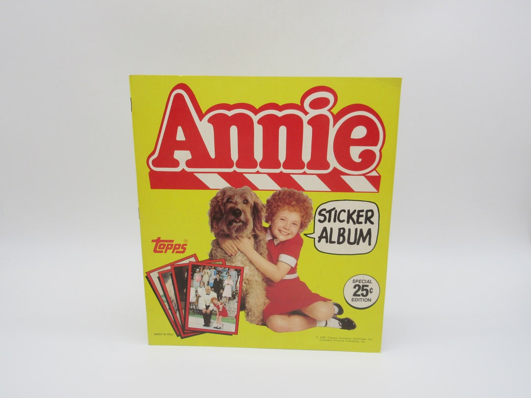 1982 ANNIE Sticker Album 100% Complete - Panini Book - Etsy