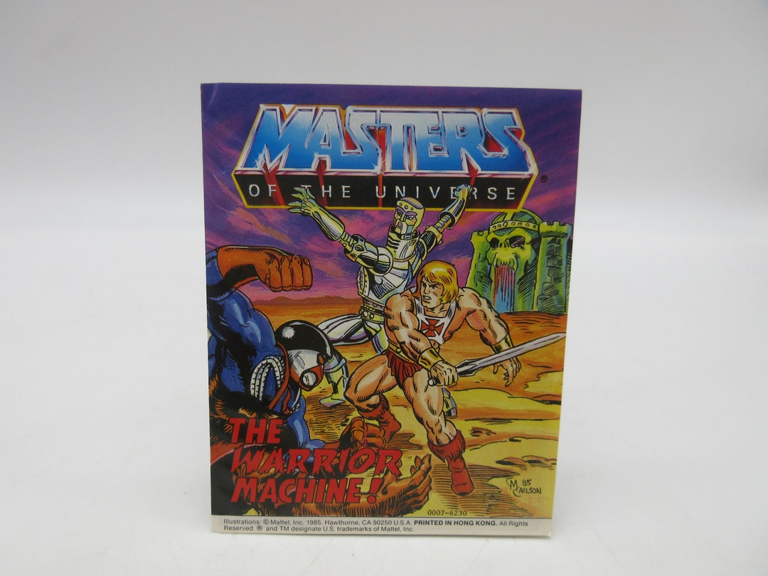 1985 the Warrior Machine - Mini Comic - HEMAN Action Figure (motu ...
