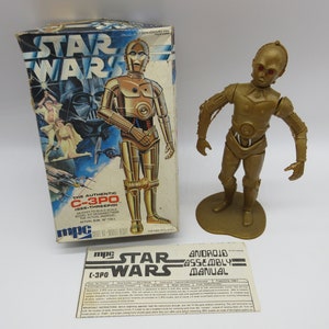 1979 C3PO MPC Model Kit Complete in Box Star Wars kenner Vintage ...