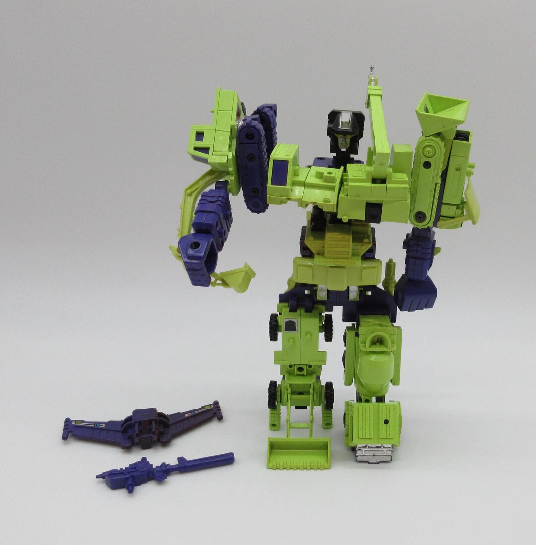 1985 DEVASTATOR - Constructicons - Hook - Not Complete - G1 Transformers - Action Figure (hasbro ...