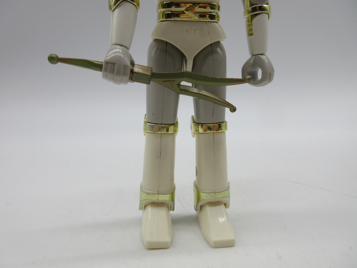 1995 WHITE RANGER Battle Borg W/ Sword Mighty Morphin Power - Etsy