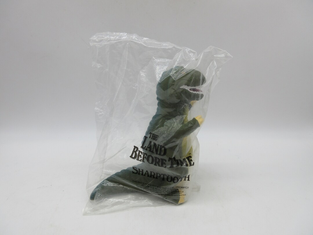 1988 Sharp Tooth Land Before Time Pizza Hut Hand Puppet Sealed New ...