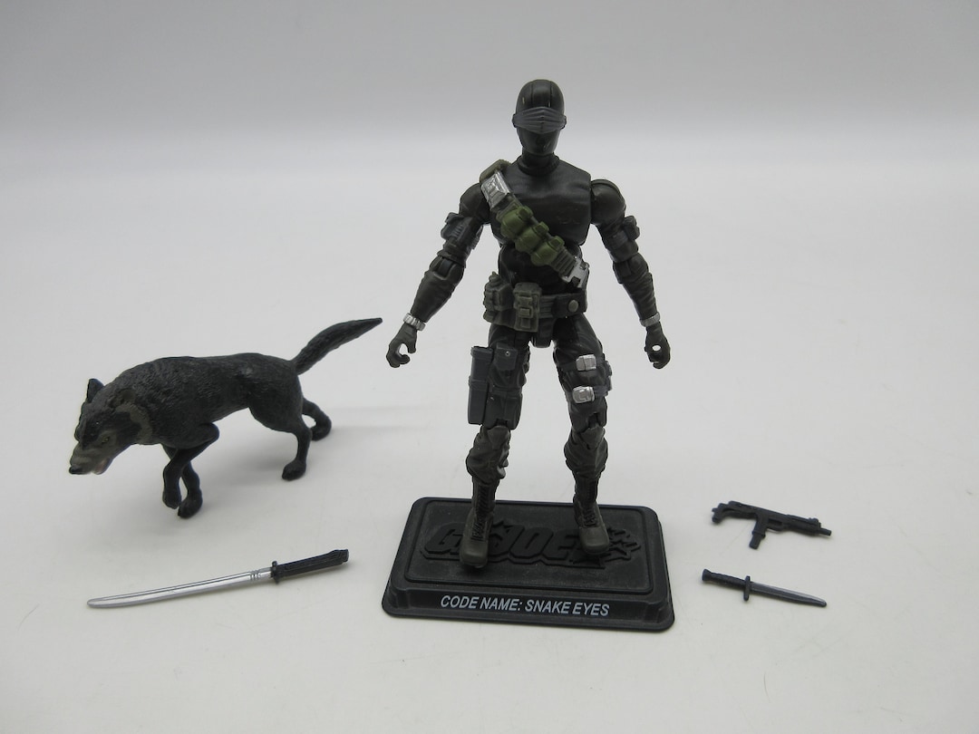 Snake Eyes Timber 25th Anniversary Gi Joe hasbro Action Figure ARAH ...