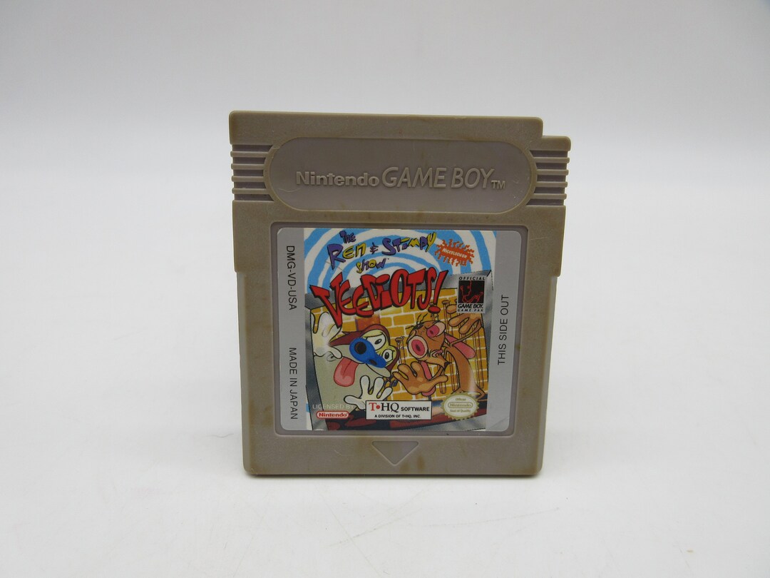 1989 Ren & Stimpy VEEDIOTS Original GAMEBOY Game tested Cleaned - Etsy