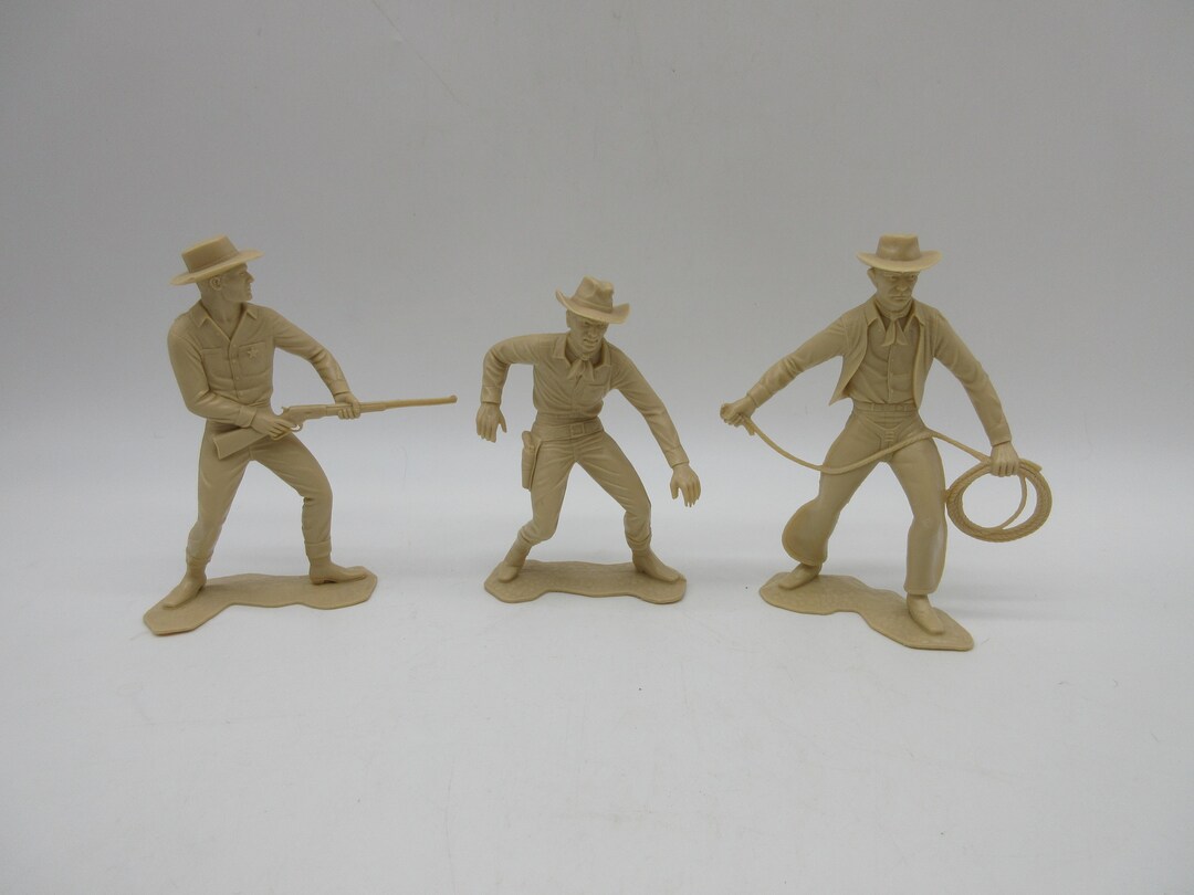 1960's MARX 6" Figures Lot #2 - COWBOY - Native American - Indian - Etsy