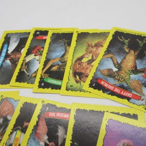 1990 GREMLINS 2 Complete Sticker Set of 11 - Topps - Non-sports Card ...