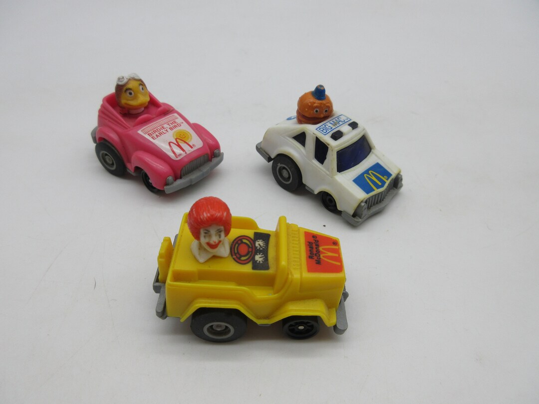 1984 Pullback PENNY RACERS W/ Ronald Birdie Hamburglar Mcdonalds Happy ...
