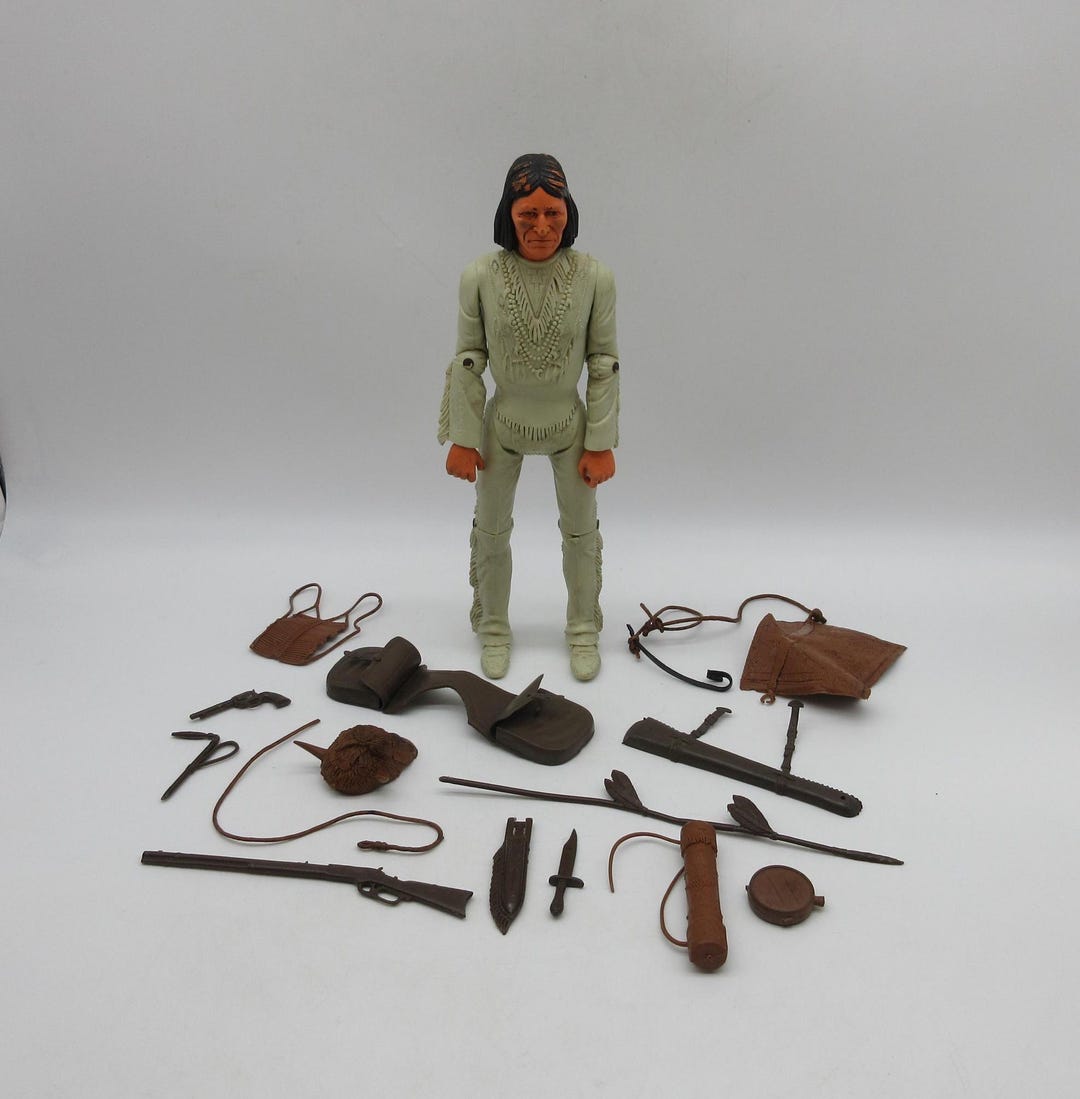 1960's Geronimo - Johnny West - MARX - 12" Figure - Cowboys & Indians ...