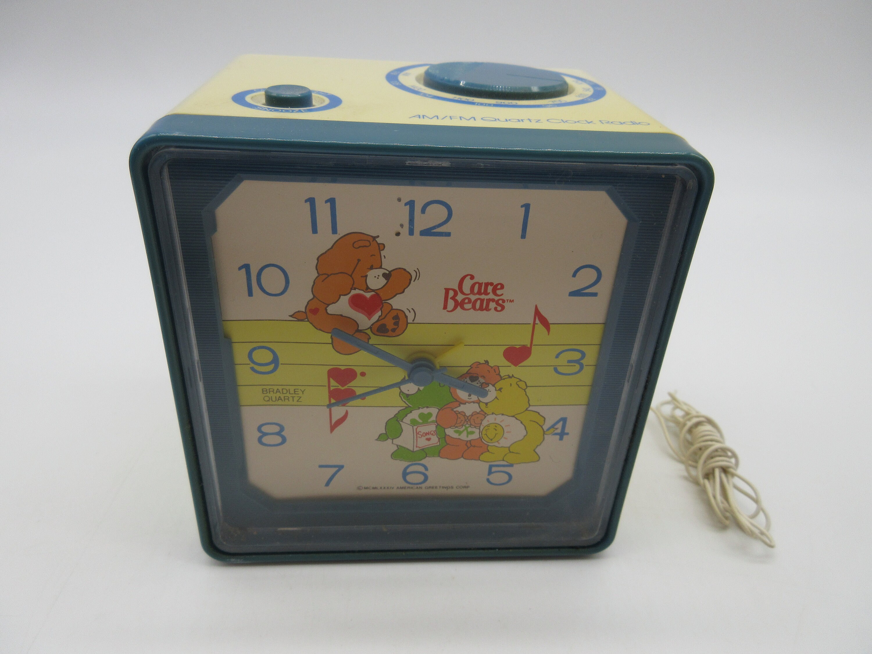 1983 Care Bears Alarm Clock Radio Saludos Americanos | Etsy