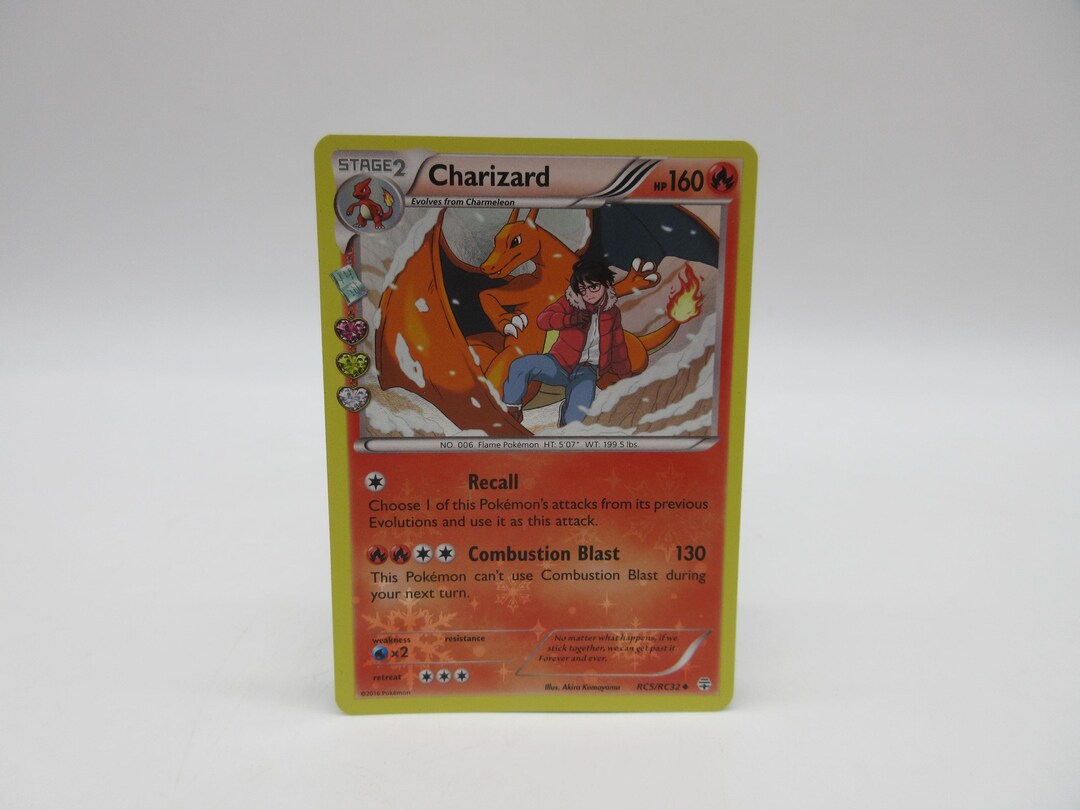 CHARIZARD Generations Radiant POKEMON Cards - Tomy - PVC Figure ...