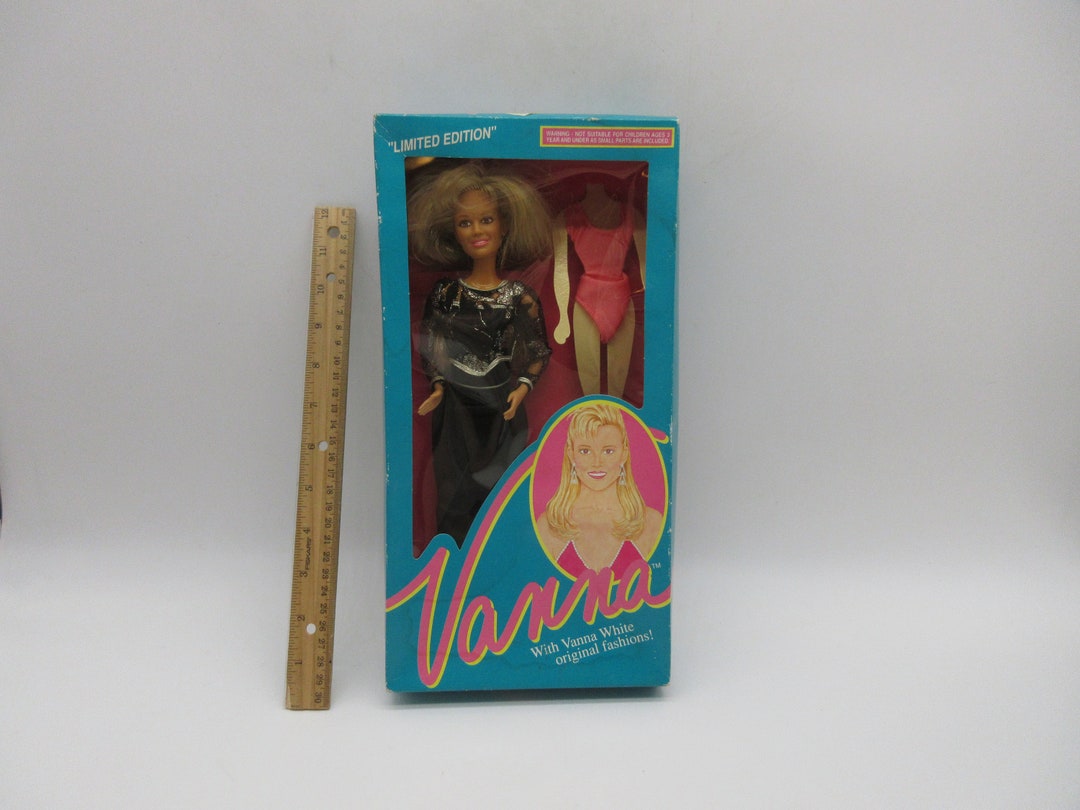 1990 VANNA WHITE Doll New in Sealed Box Wheel of Fortune Pat Barbie ...