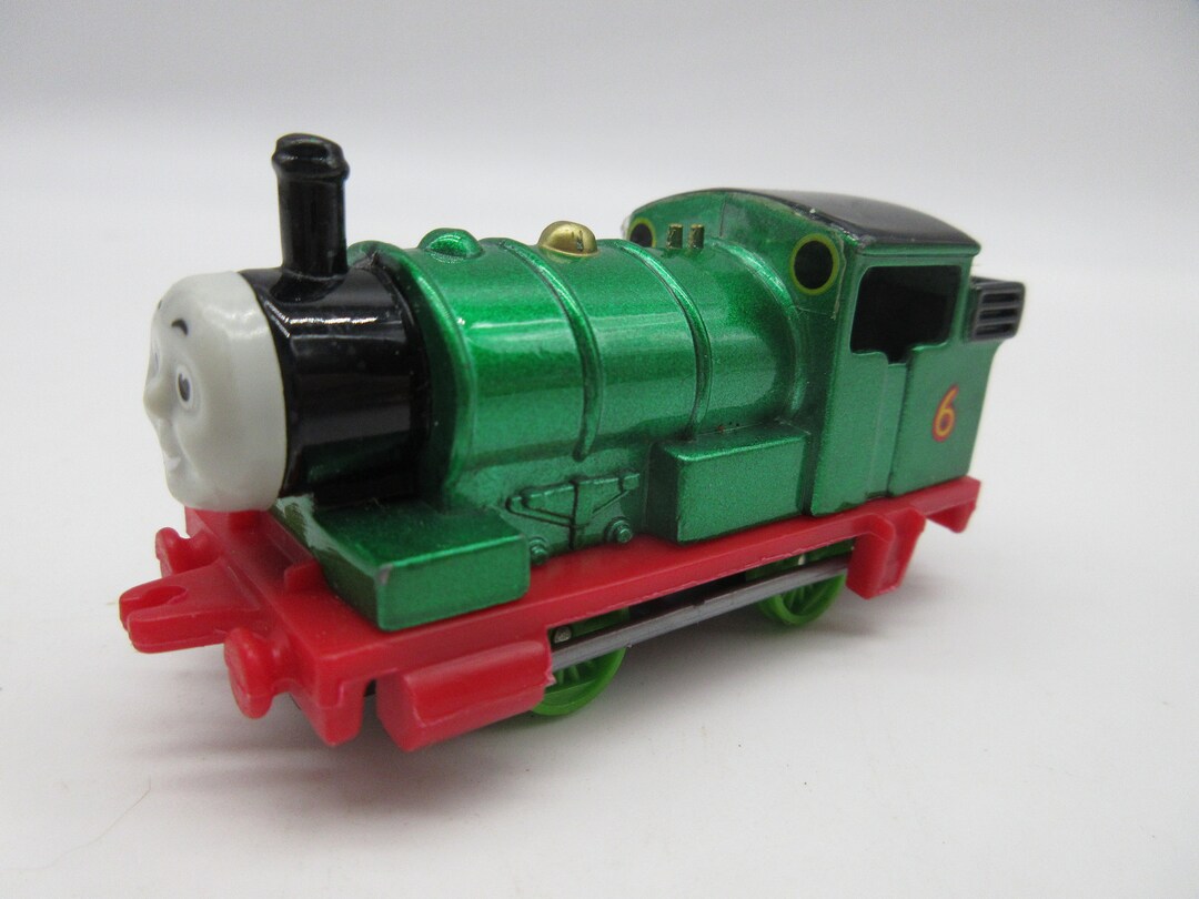 1987 rare Metallic Percy Ertl Thomas the Tank Engine Die-cast Square ...