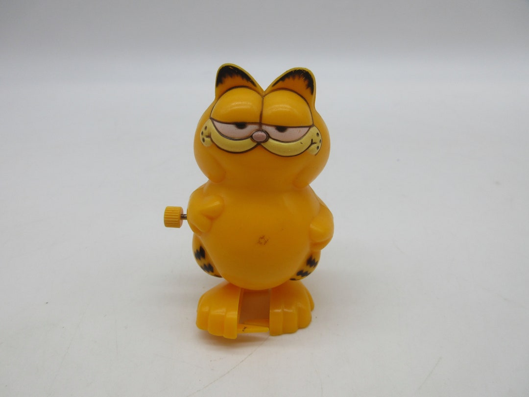 1980 GARFIELD TOMY Wind-up by TOMY - Works! Rare Toy - Etsy