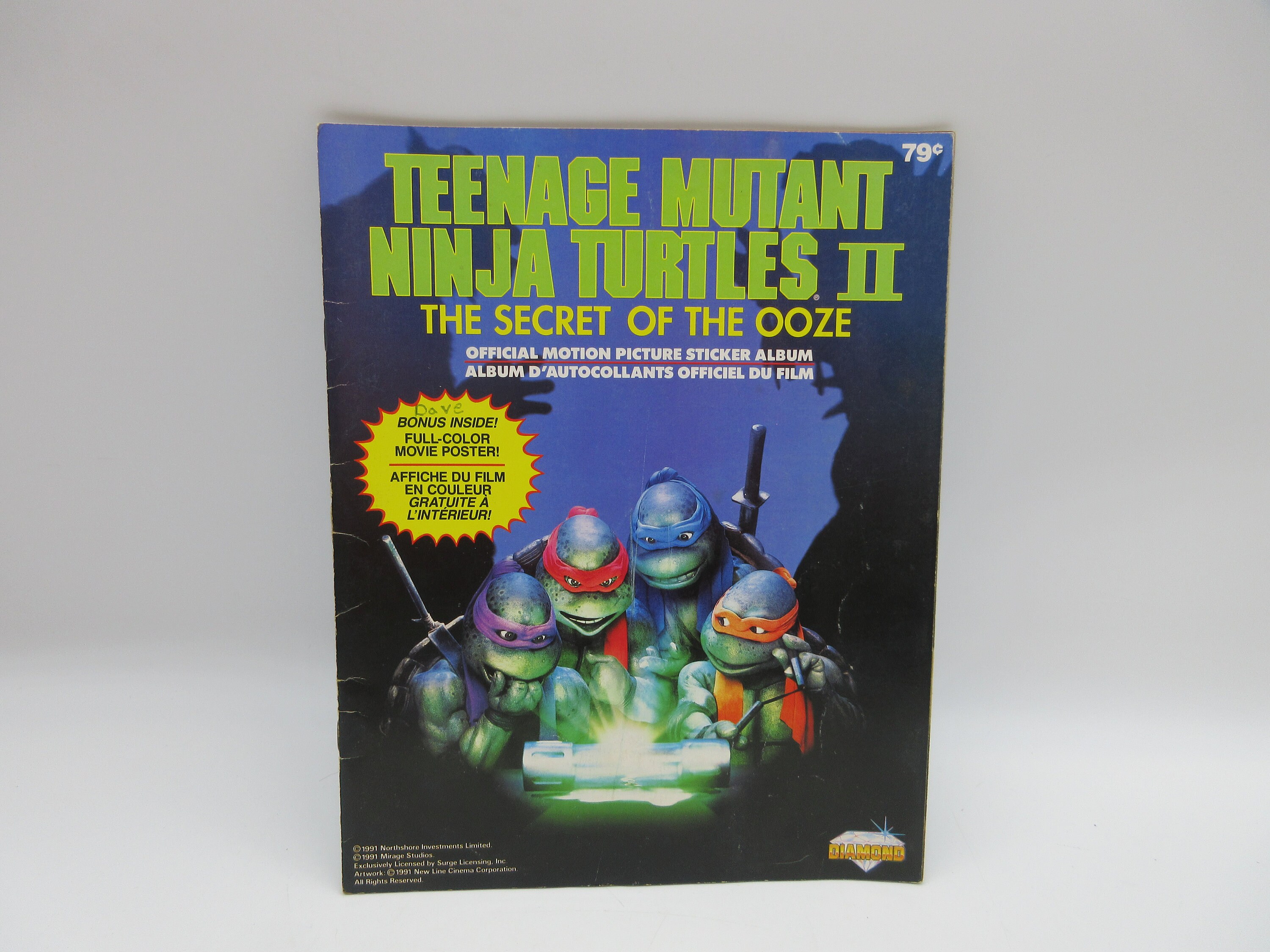 Teenage Mutant Ninja Turtles Ooze Labels TMNT Movie Mutagen Ooze