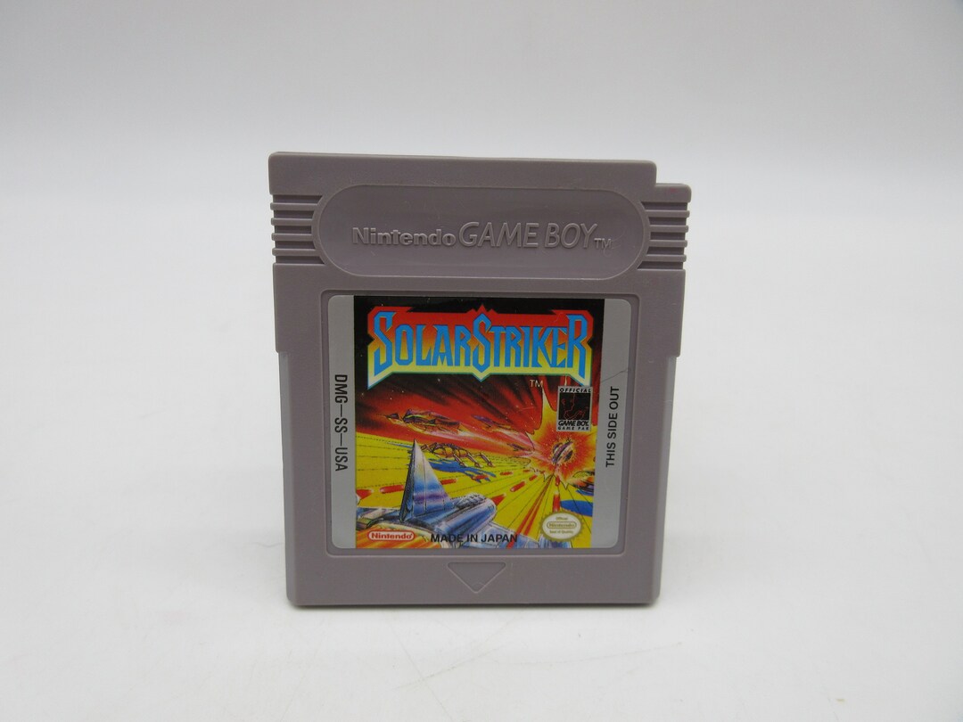 1990 Solar Striker Original GAMEBOY Game tested Cleaned - Etsy