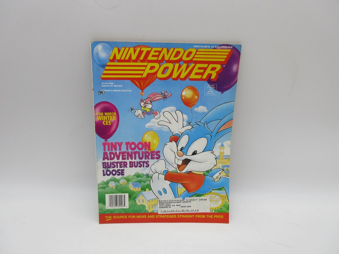 1993 #46 NINTENDO POWER Magazine W/ Poster - Issue - (NES) Nintendo ...