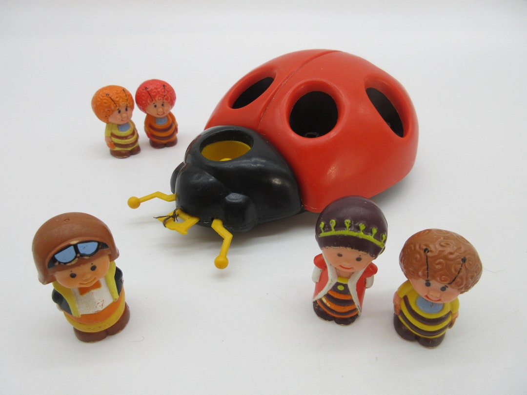 1977 Tree Tots Bees + Queen + Bear + Ladybug - Kenner - Beehive - #1 ...