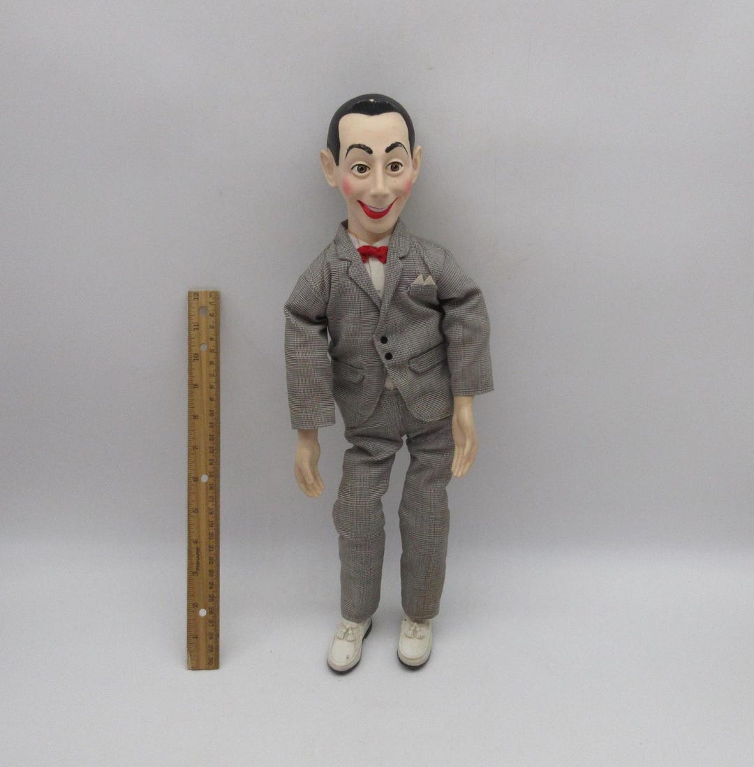 1988 Pee Wee Herman Doll Non Pullstring Talking Matchbox Action Figure ...
