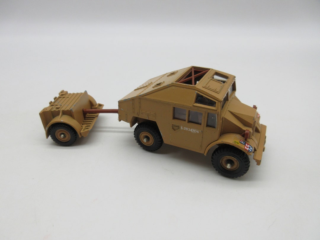 1970 QUAD Gun TRACTOR by CORGI - Desert Hummer - Diecast Military ...